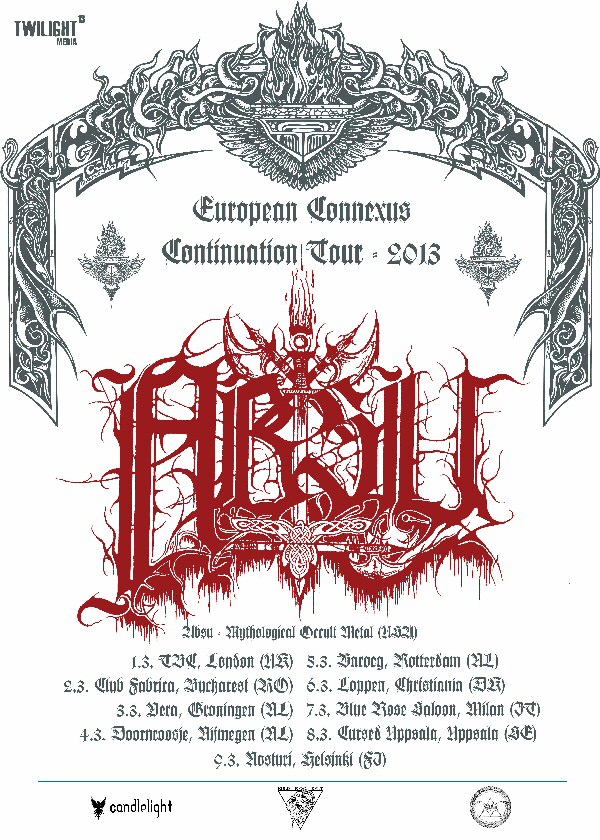 ABSU Announces European Tour | Metal Shock Finland (World Assault )