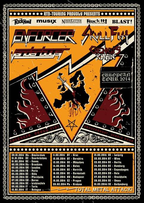 ENFORCER Announce First Ever Headlining Tour | Metal Shock Finland ...