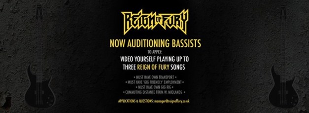 REIGN OF FURY Begin Search For New Bassist | Metal Shock Finland (World ...
