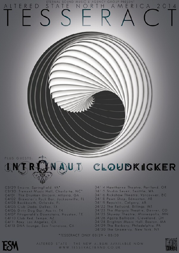 TESSERACT: Announce North American Tour | Metal Shock Finland (World ...