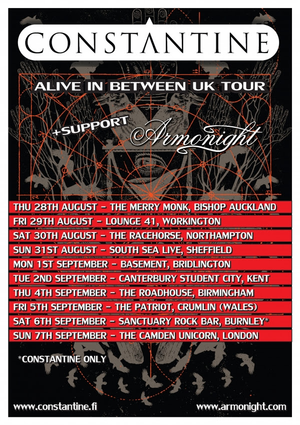 CONSTANTINE: Finnish Prog Maestros Announce First Ever UK Tour | Metal ...
