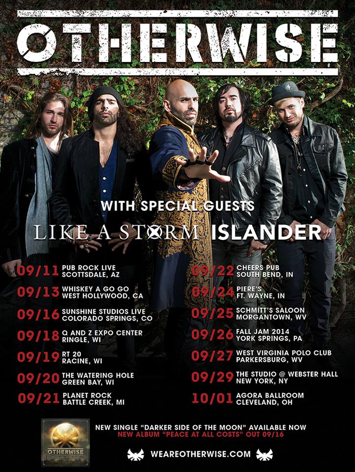 OTHERWISE: Announce Headline Tour With LIKE A STORM & ISLANDER; Lead ...