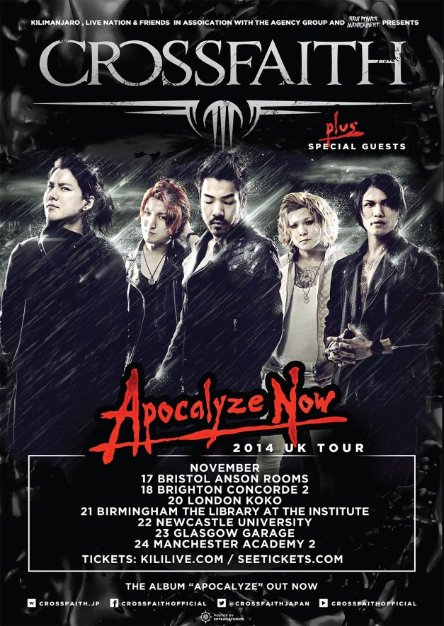 CROSSFAITH: Announce First Ever UK Headline Tour | Metal Shock Finland ...