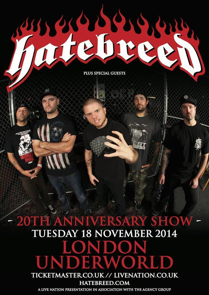 HATEBREED: Announce 20th Anniversary London Show | Metal Shock Finland ...