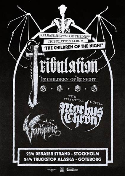 TRIBULATION: Release Shows For “Children Of The Night” Announced ...