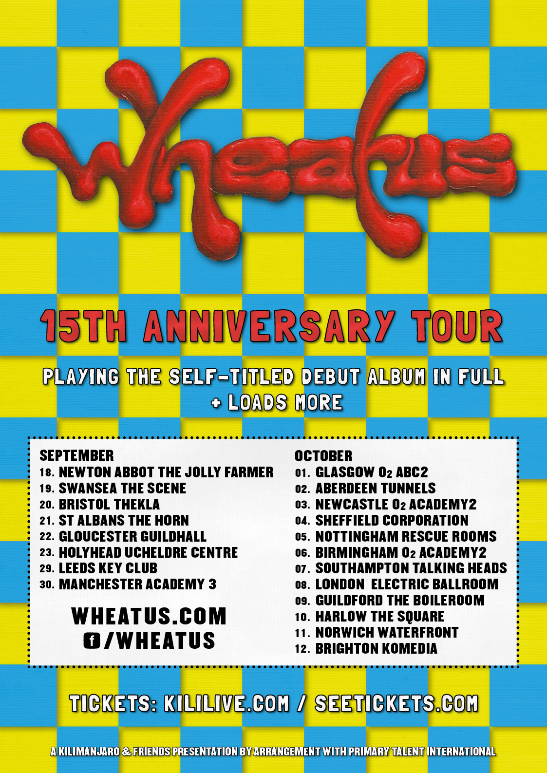 WHEATUS: Return For 15th Anniversary UK Tour Playing Debut Album In ...