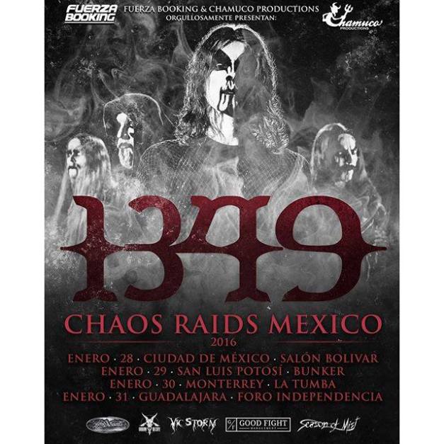1349 Announce Mexican Tour | Metal Shock Finland (World Assault )
