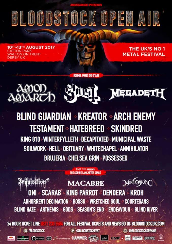 BLOODSTOCK FESTIVAL: Announces Ten More Bands, ‘Metal To The Masses ...