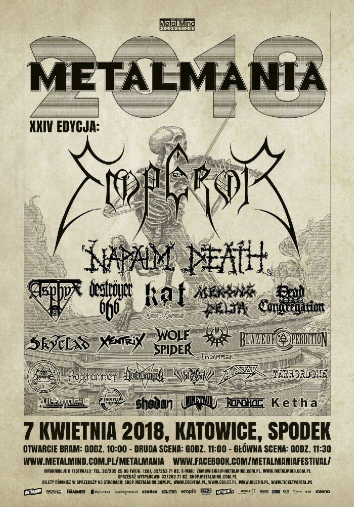 Metalmania Festival 2018: More Bands Added To Line-Up, Main Stage ...