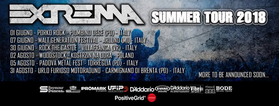 EXTREMA Announce First Shows For Summer Tour | Metal Shock Finland ...