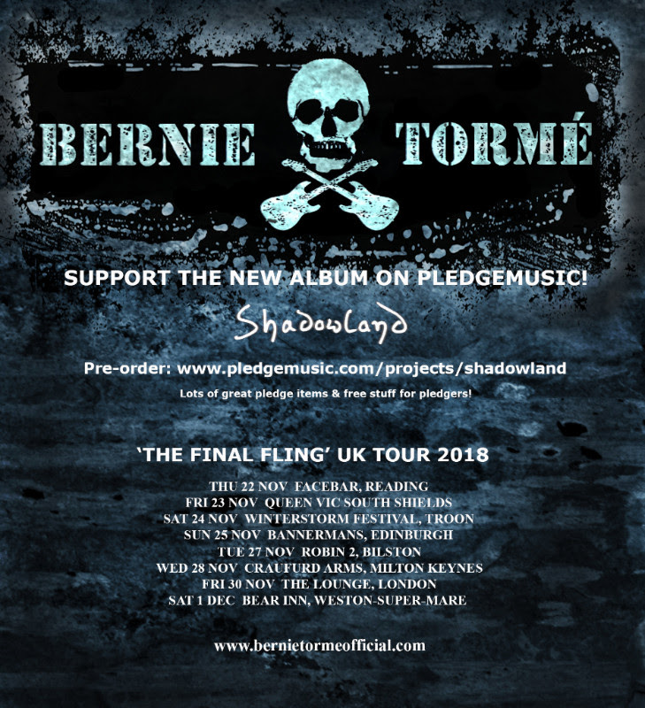 BERNIE TORMÉ: Announces New Album “Shadowland” Details | Metal Shock ...