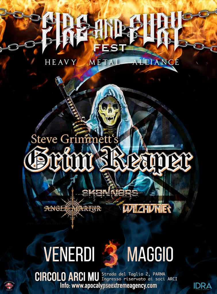 SKANNERS To Join Steve Grimmett’s GRIM REAPER At “Fire And Fury Fest ...