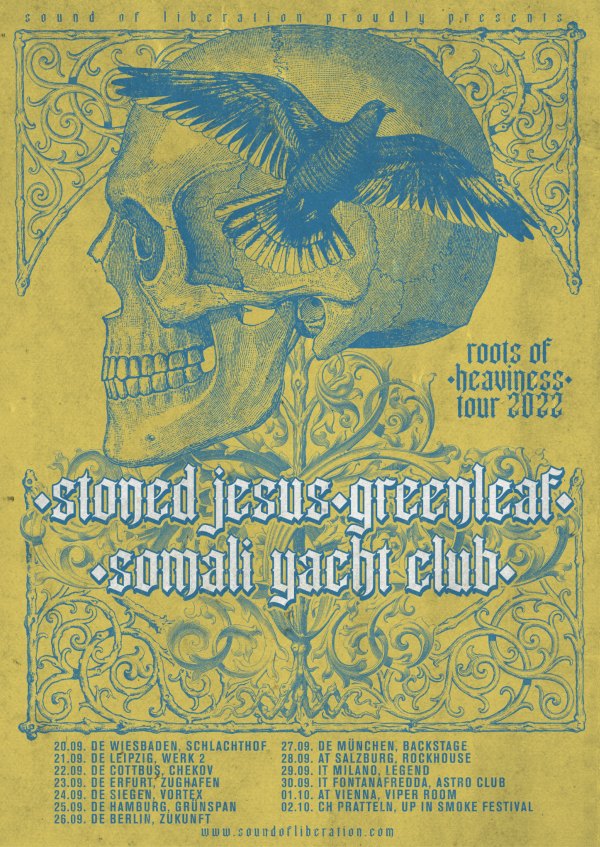 STONED JESUS + SOMALI YACHT CLUB Announce European Tour | Metal Shock ...