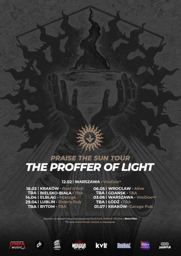 Polish PRAISE THE SUN Announce Tour Promoting Debut Album “The Proffer ...