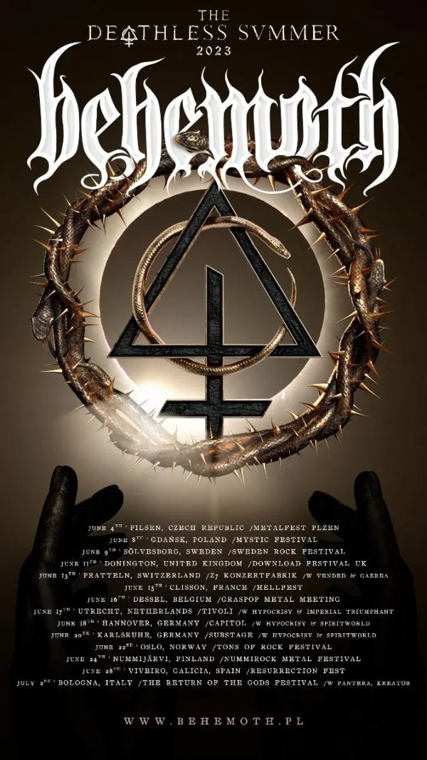 BEHEMOTH Announce ‘The Deathless Svmmer’ Tour for 2023 | Metal Shock ...