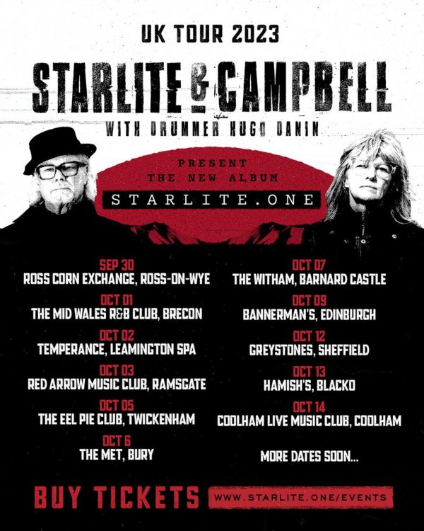 STARLITE & CAMPBELL Announce New Album “Starlite.One” & UK Tour | Metal Shock Finland (World ...