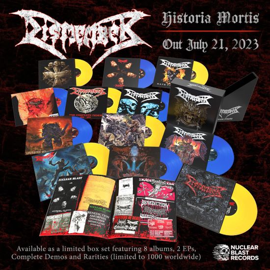 DISMEMBER Release Limited 12 LP Box Set “Historia Mortis” on July 21st ...