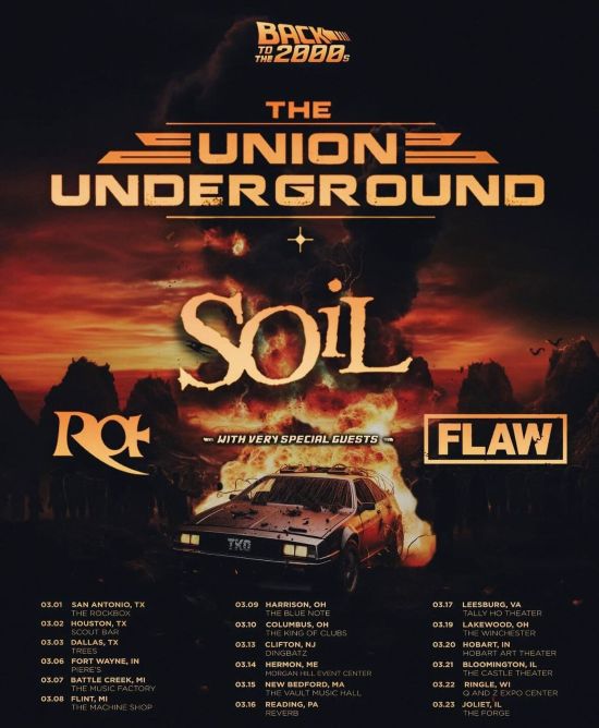 THE UNION UNDERGROUND + SOiL Announce ‘Back To The 2000’s Tour’ with ...