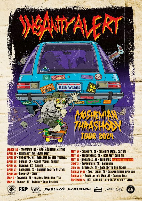 INSANITY ALERT Announce New EP “Moshemian Thrashody”, Reveal Video for ...