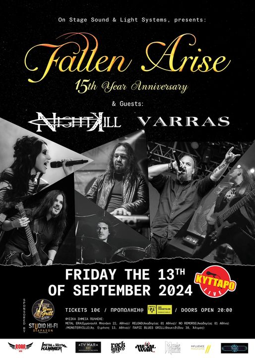 FALLEN ARISE to Celebrate 15th Anniversary Career with Special Show on ...