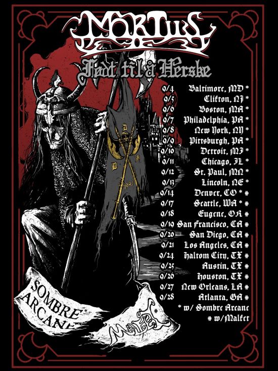 MORTIIS Announces North American Headlining Tour, Performing ”Født Til ...