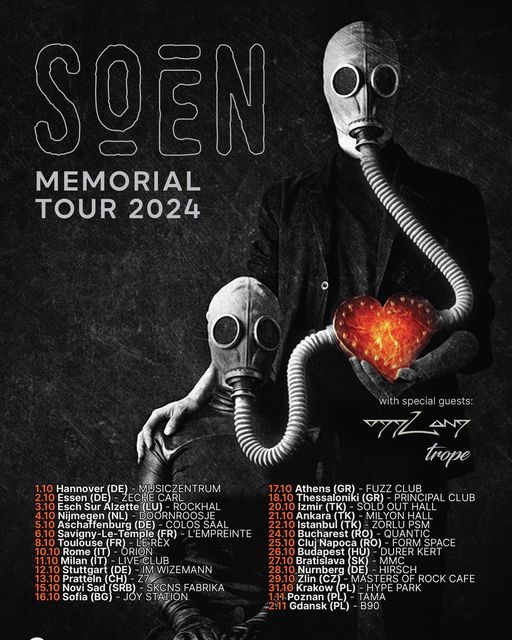 Finnish Prog-Masters ODDLAND to Support SOEN on European Tour in 2024 ...