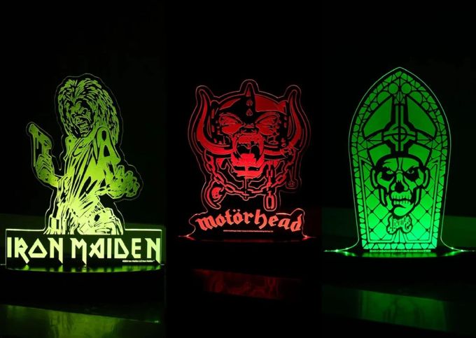 Exclusive Merch Lamps from Iron Maiden, Motörhead, Slayer & More ...