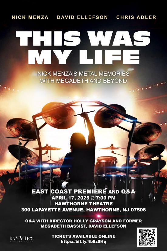 Rockumentary on Former Megadeth Drummer NICK MENZA Gets Today a ...