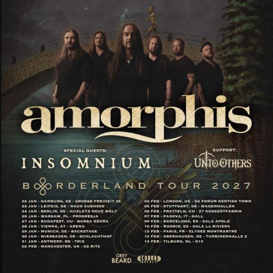 AMORPHIS Announce Borderland Tour 2027 Across Europe | Metal Shock ...